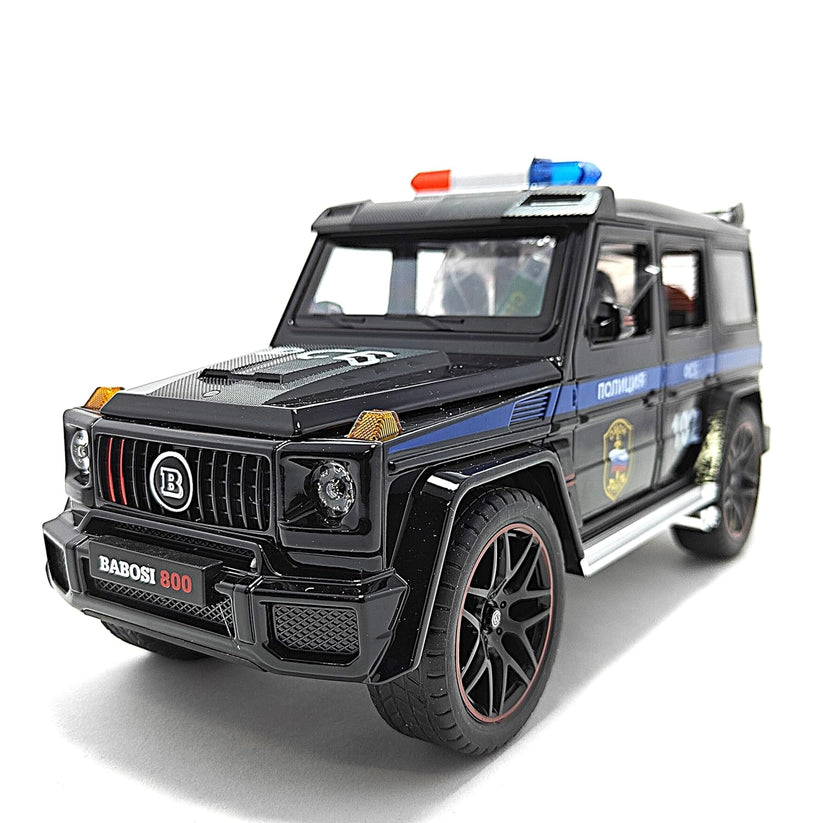 Mercedes-Benz G-Wagon Brabus police 1:24 diecast scale model car ...