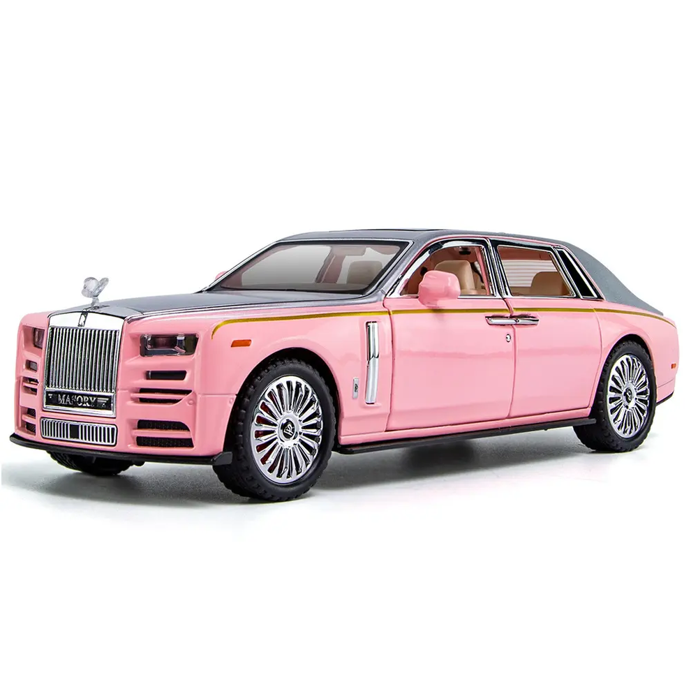 Rolls Royce Phantom Pink 1:24 Diecast Scale Model Car – kyaratoy.com